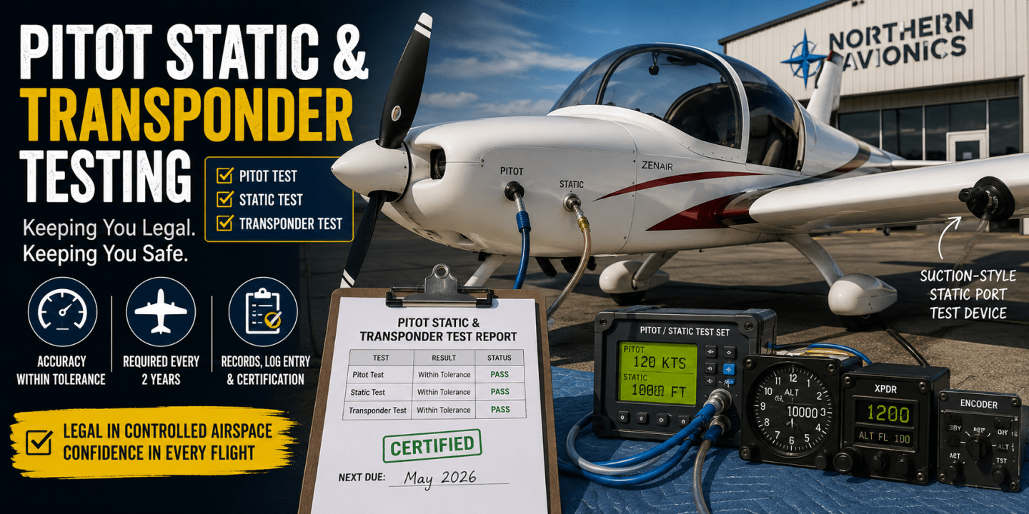 Pilot Static Testing – Calgary Recreational Flying Club YYC